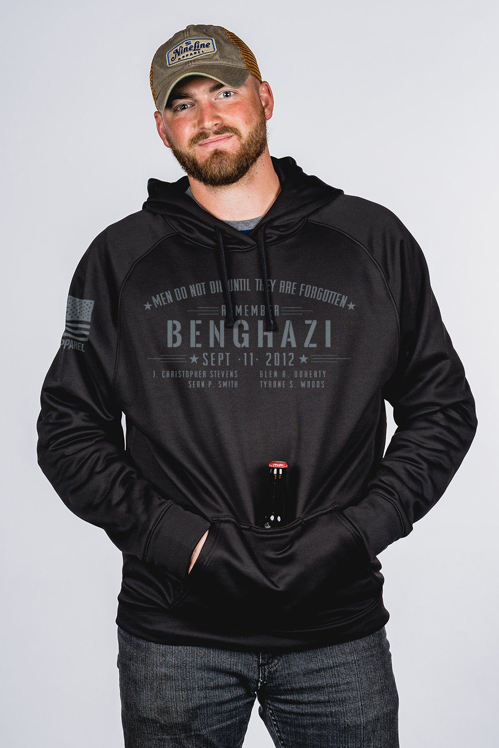 Nine Line Apparel Benghazi Raglan Tailgate Long-Sleeve Hoodie for Men ...